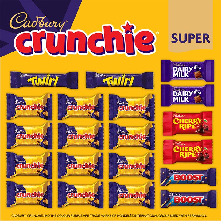 bite size crunchie